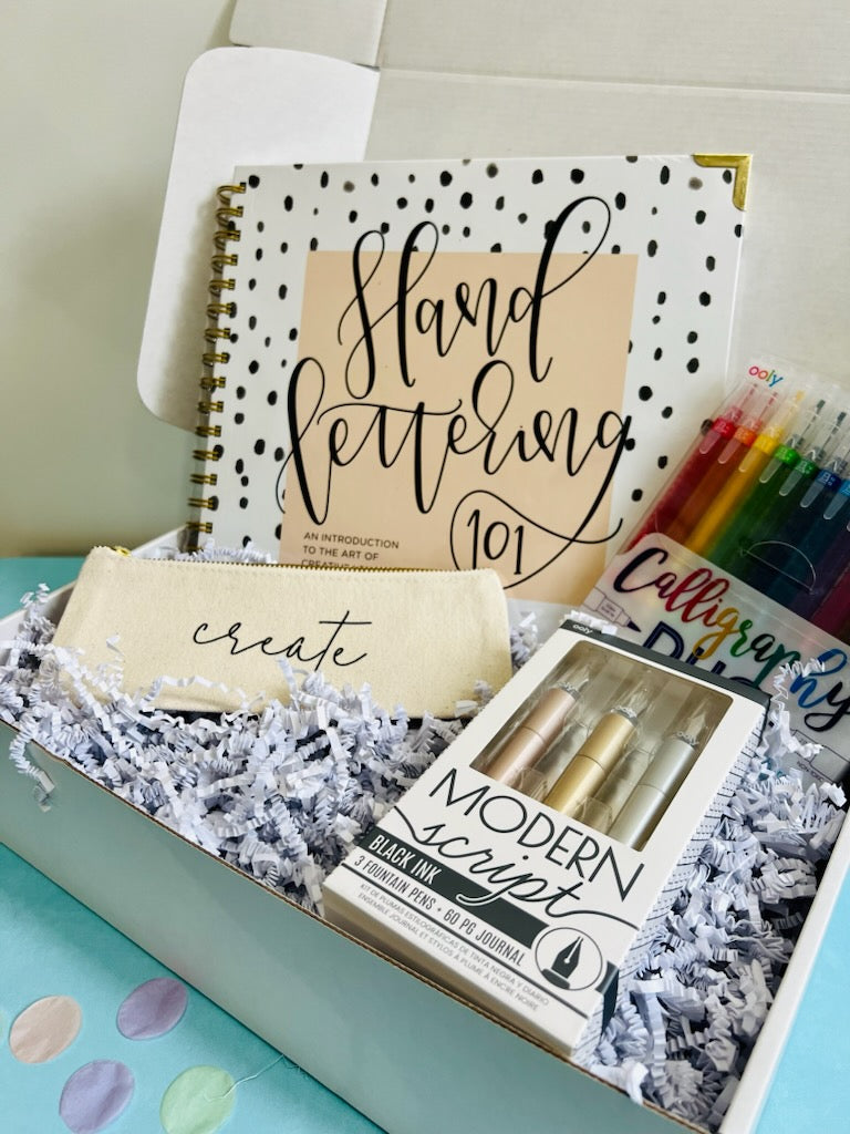 Kid's Pre-Made Modern Handwriting Birthday Box – Ivy & Bugz