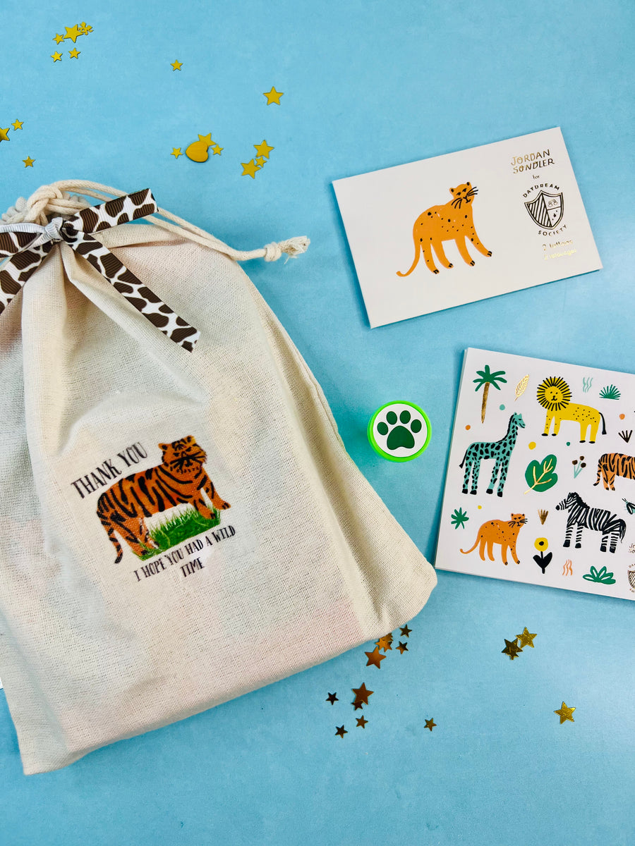 Pre-Made Sweet Party Animal Party Favor Set – Ivy & Bugz