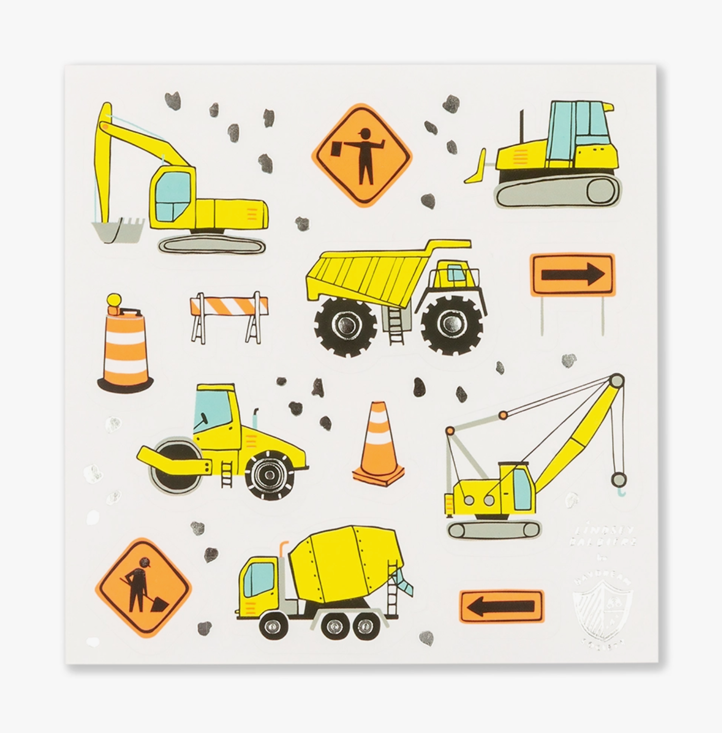 Under Construction Sticker Set - 4 Pk – Ivy & Bugz